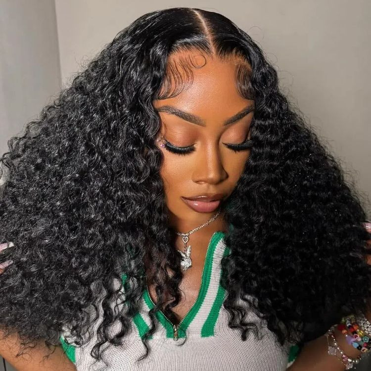 Curly Afro Wigs Human Hair With Bouncy Curls - Wiggins Hair - Wiggins Hair