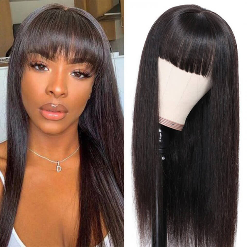 Machine Made Wigs Affordable Human Hair Wigs High Quality Wigs With ...