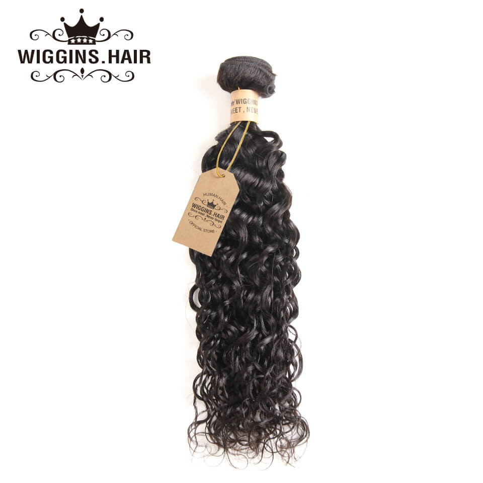 WIGGINS HAIR 1 Bundle Virgin Hair Natural Wave Human Virgin Hair ...