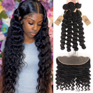 Loose Deep Wave With Closure, Loose Deep Wave Bundles With Closure ...