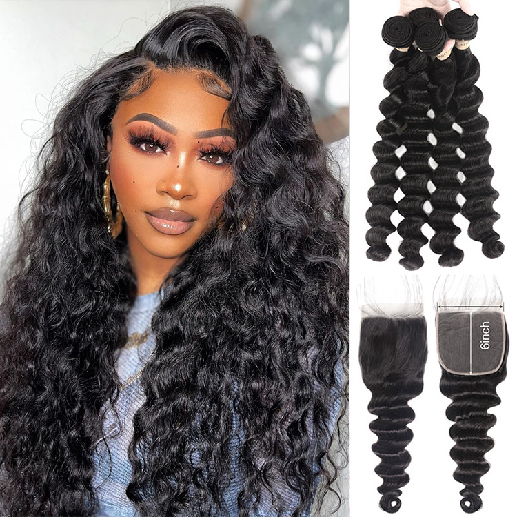 Bundles With Closure, Bundles With Frontal, Human Hair Bundles And ...