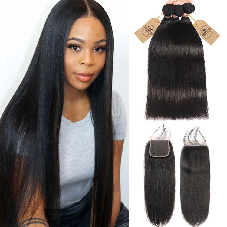 Bundles With Closure, Bundles With Frontal, Human Hair Bundles And ...