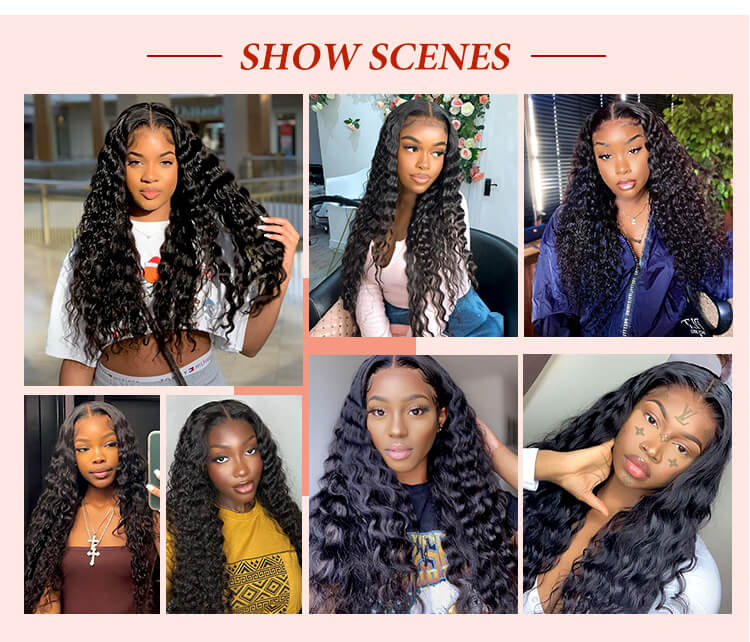 Loose Deep Glueless Ready To Wear Human Hair Wig High Definition Lace ...